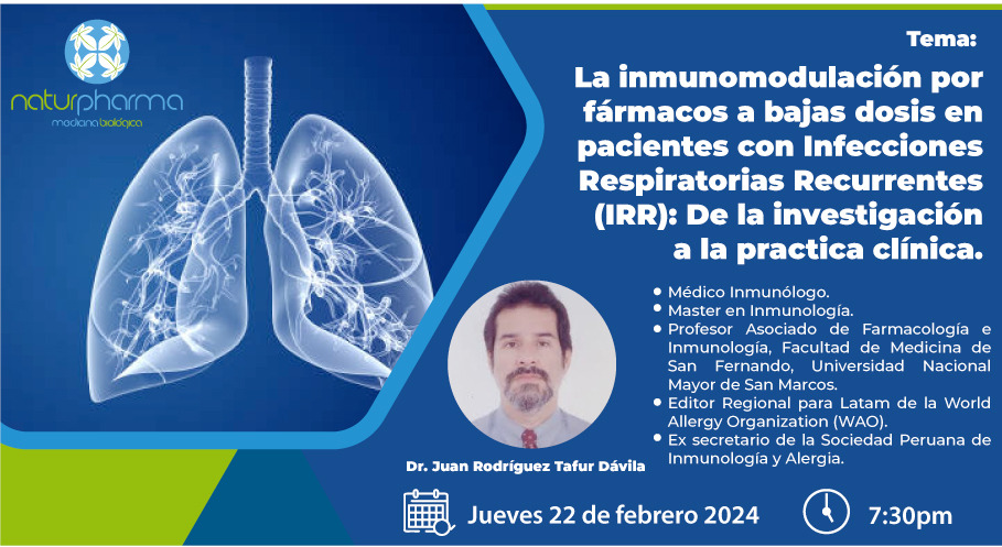 Inmunomodulación - Webinar - Salud